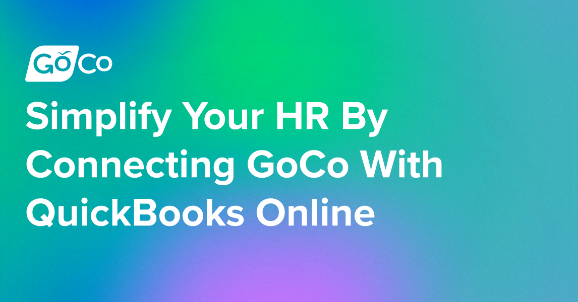 Integrate QuickBooks with GoCo - Payroll Integration | GoCo.io