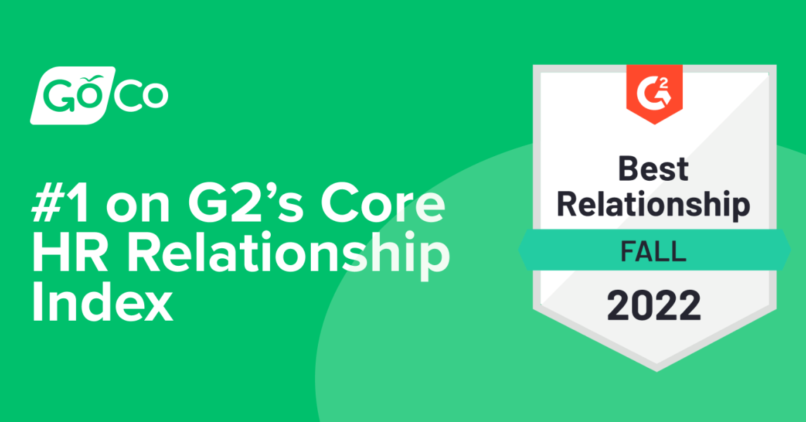 GoCo Named #1 on G2’s Core HR Relationship Index | GoCo.io